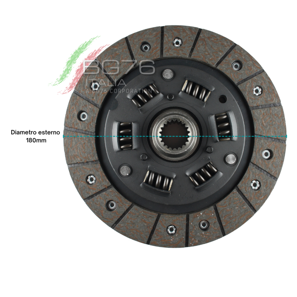 DISCO FRIZIONE CON PARASTRAPPI ad. FERRARI 74/75/76/94/95 ADRIATICA ...